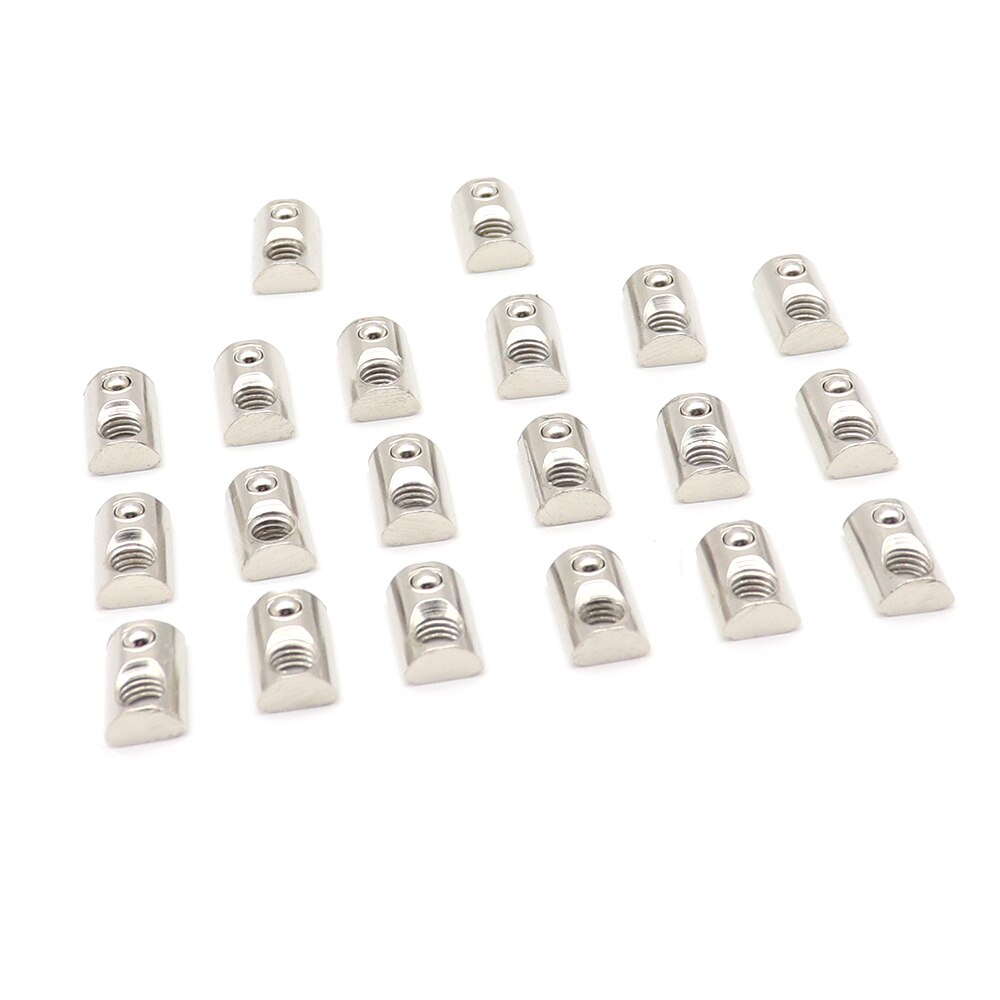 10 Stks/partij Nikkel Plating 40 Serie Roll-In T V... – Vicedeal