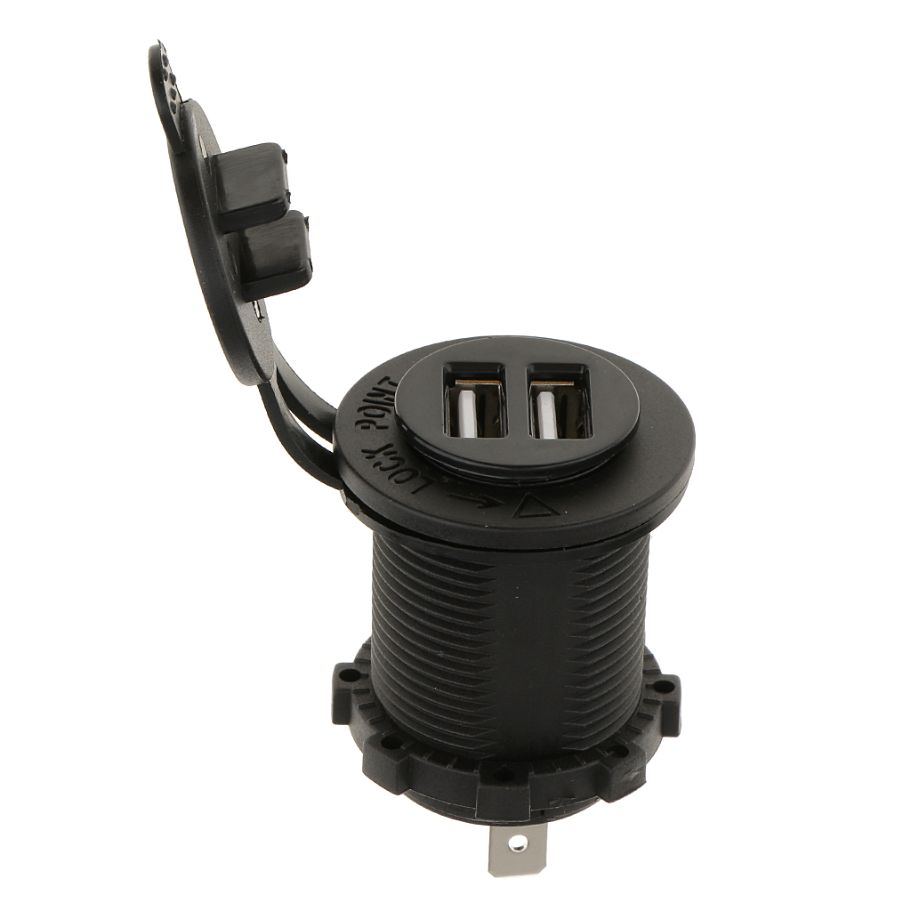 12V 5V 4.2A Dual Usb Charger Socket Voor Motorfiet... – Grandado