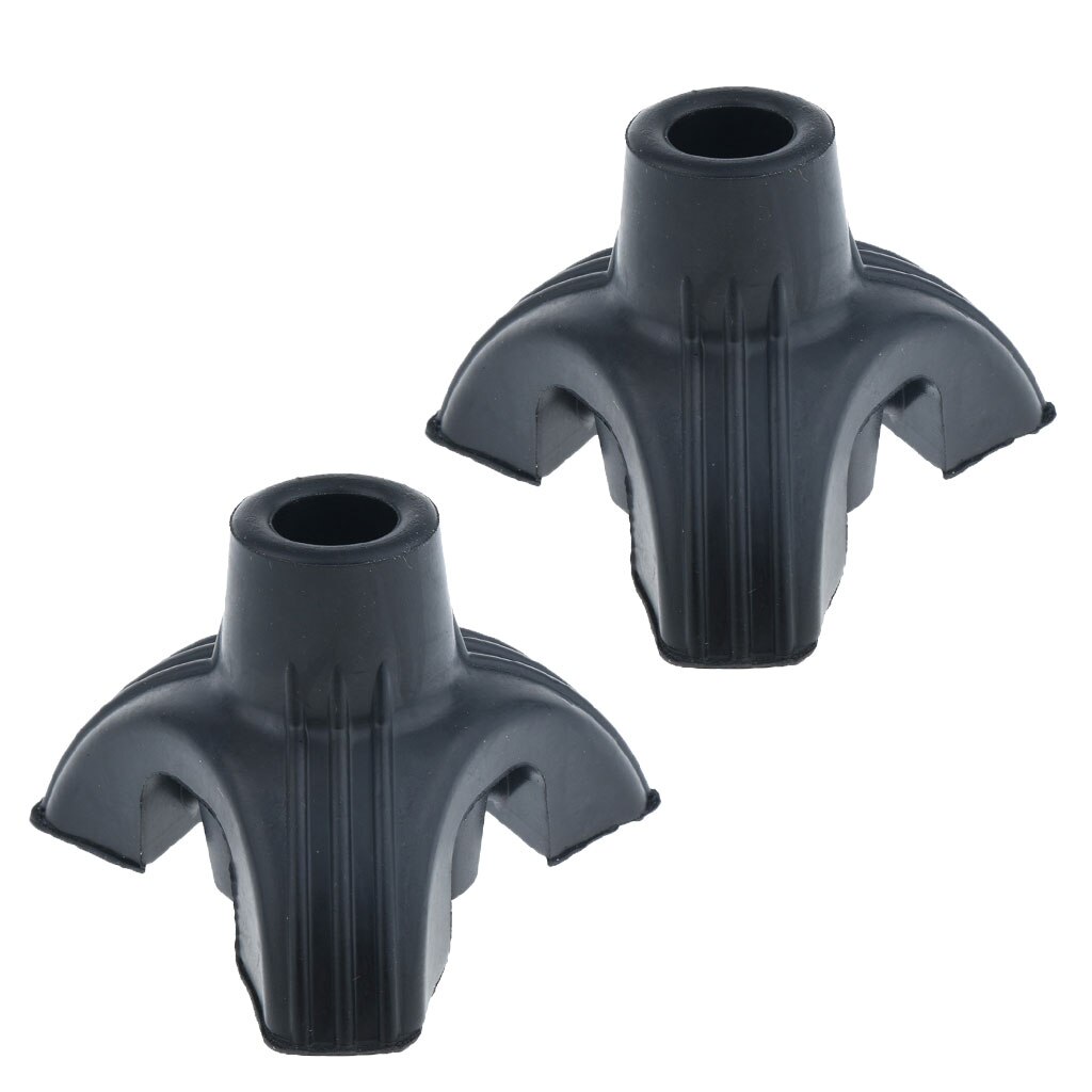 2 Pieces Walking Stick Tips End, Tripod Rubber Cru... – Grandado