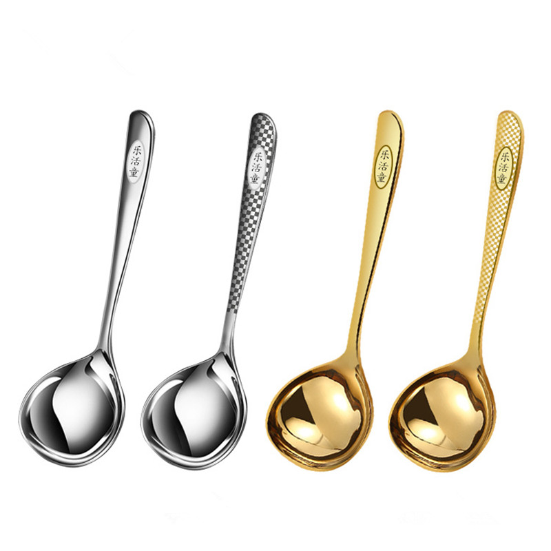 1 Pc 304 Stainless Steel Spoon Family Soup Spoon S... – Vicedeal