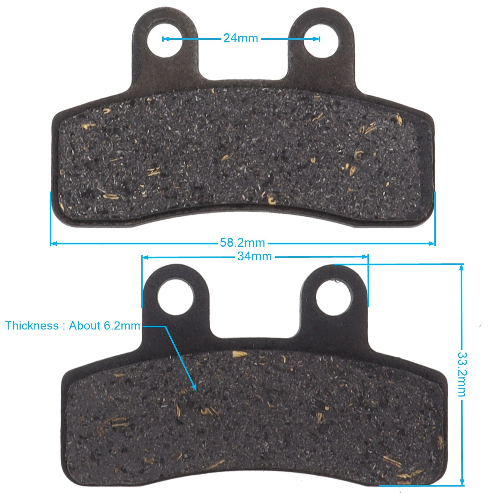 Orion Front Brake Pads for 70cc 110cc 125cc Apollo... – Grandado