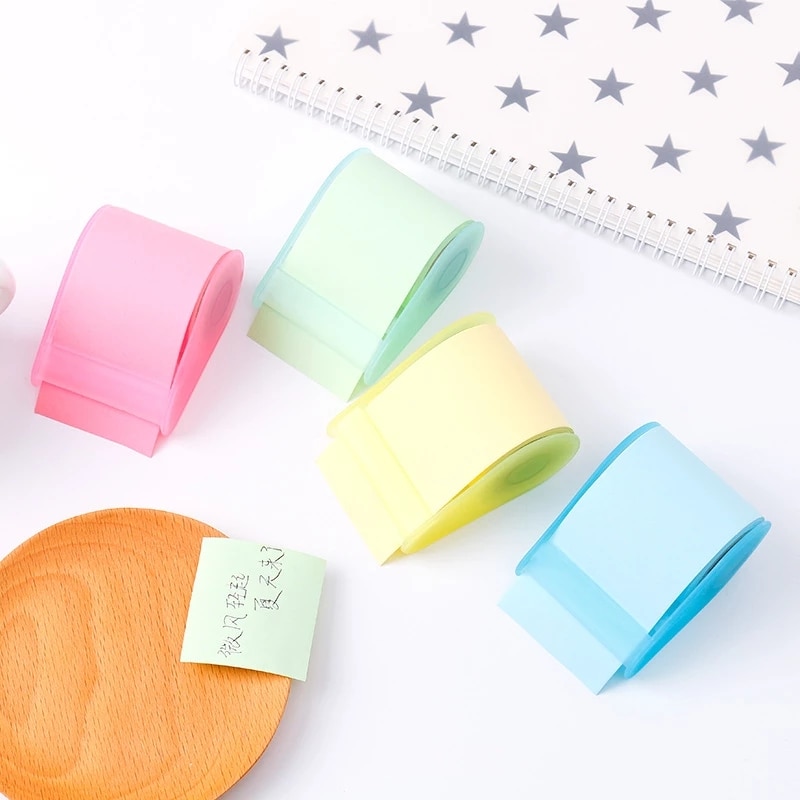 1PC Notepad Tape Seat Type Memo Note Roll Sticky T... – Grandado