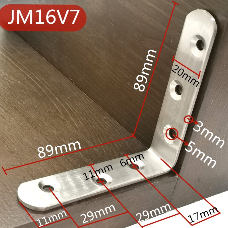 90 Degree Thickened Stainless Steel L-shaped Angle... – Vicedeal