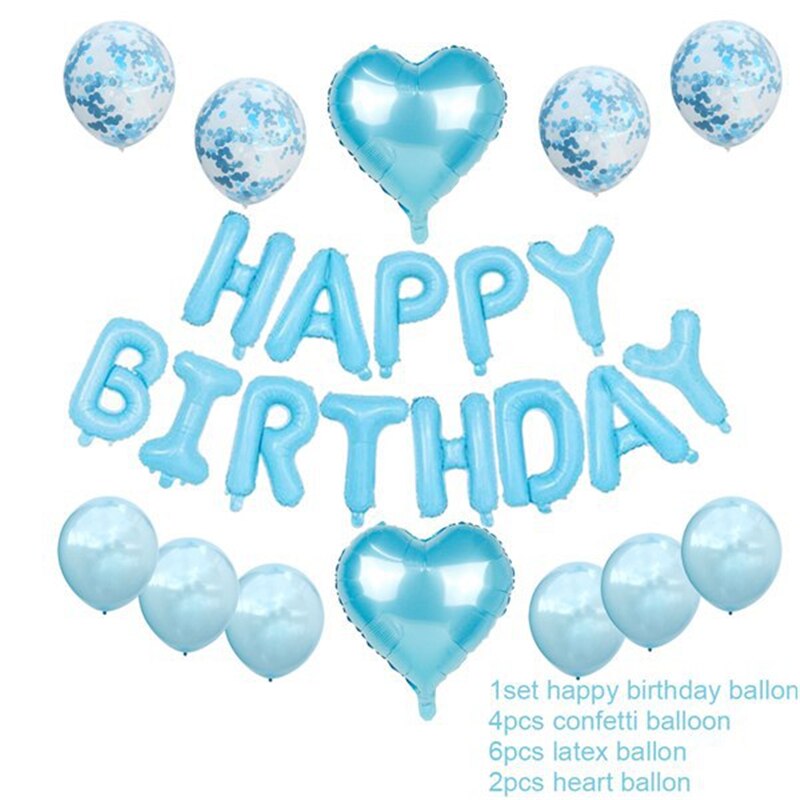 Letras De Feliz Cumpleaños De Aire De Helio Globos Grandado