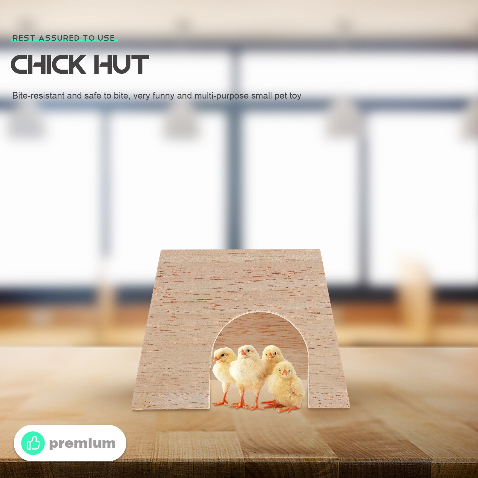 Rutin Chicken Raising Nest Wooden Hamster House Sm... – Grandado