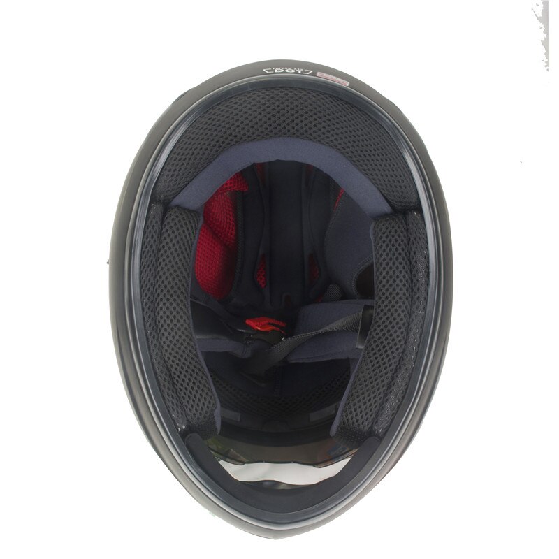 Black Full Face Helmet Motocross Helmets Modular P... – Grandado