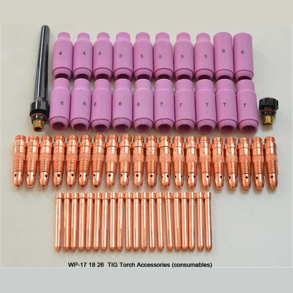 62pcs Tig welding Consumables Accessories KITS 17 ... – Grandado