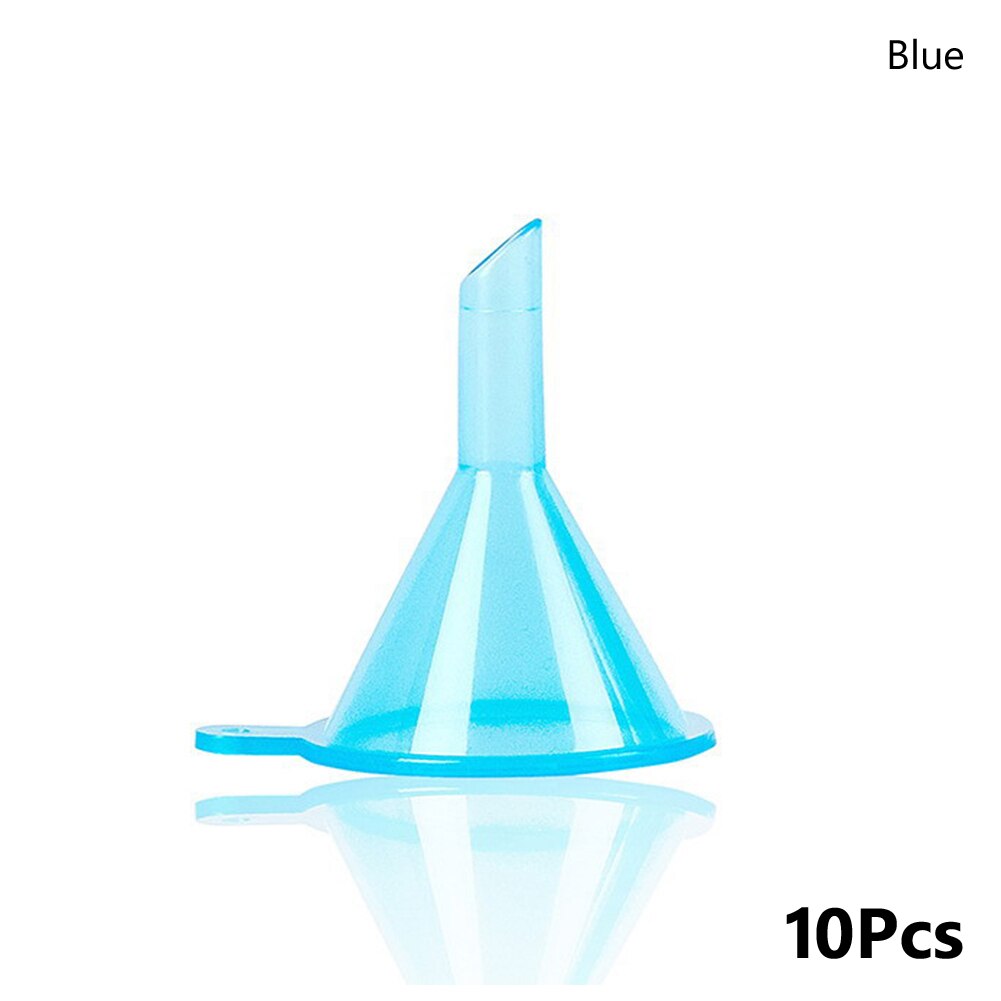 10Pcs Transparant Roze Blauw Mini Plastic Trechter... – Vicedeal