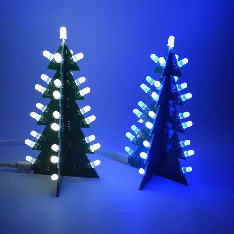 3D Christmas Tree DIY Kits Light Flash LED Circuit... – Vicedeal