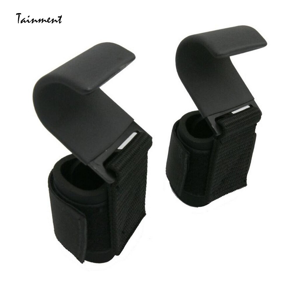 1 Pairs Nylon Weightlifting Grip Hooks Hand-Bar Li... – Grandado