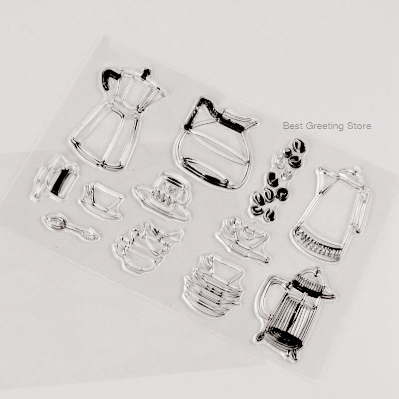 DIY Coffee Supplies Clear Coffee Bean,Coffee Cup,C... – Grandado