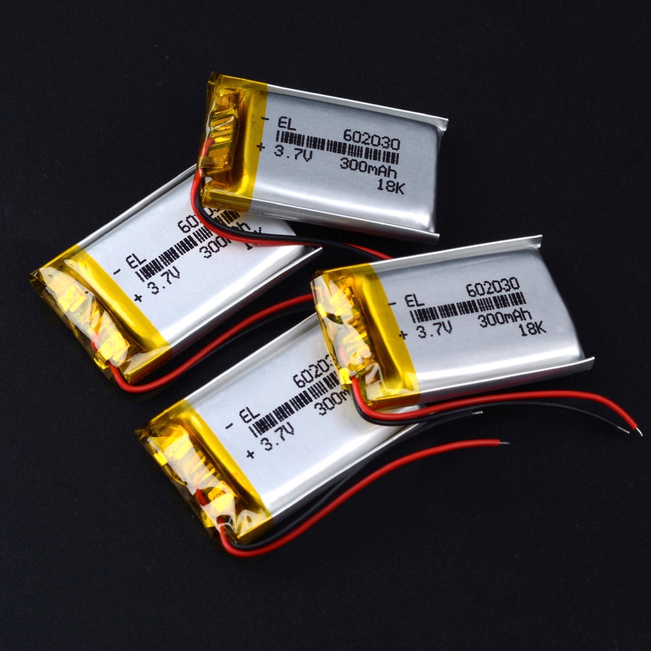 CE ROHS 300mAh 602030 3.7V lithium polymer battery... – Vicedeal