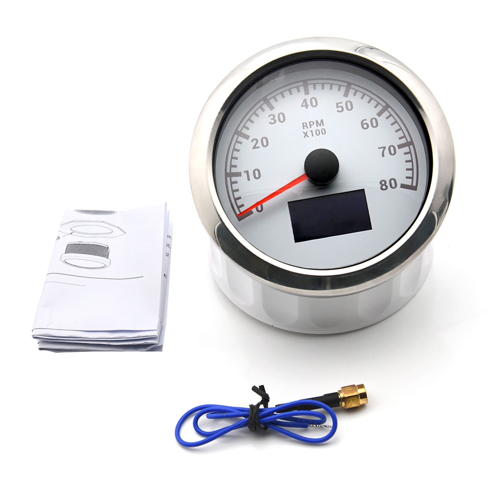 Ad 3 In 1 Boot Auto Marine Tacho Gauge 8000 Rpm To... – Vicedeal