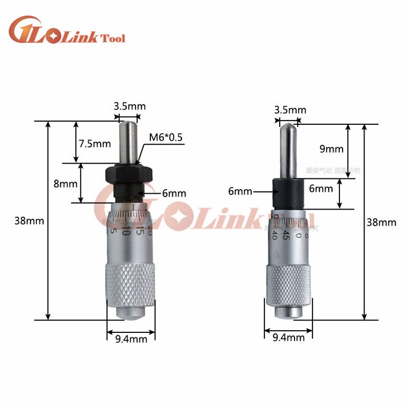 Round Needle Type Thread Micrometer Round Head Mea... – Grandado