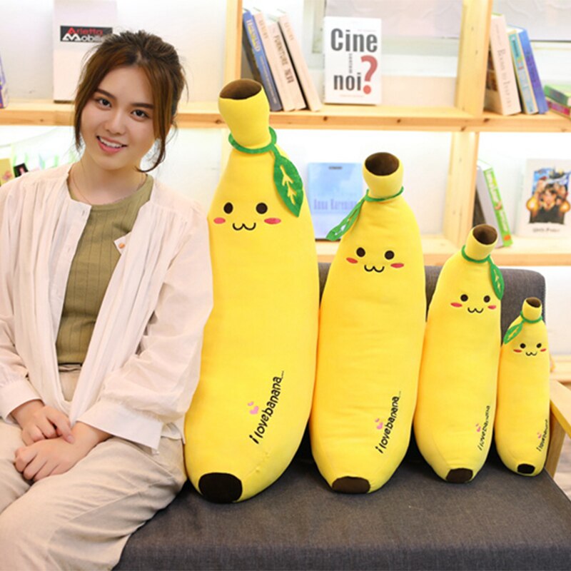 Cartoon Banana Plush Toy Soft Plant Banana Pillow ... – Grandado