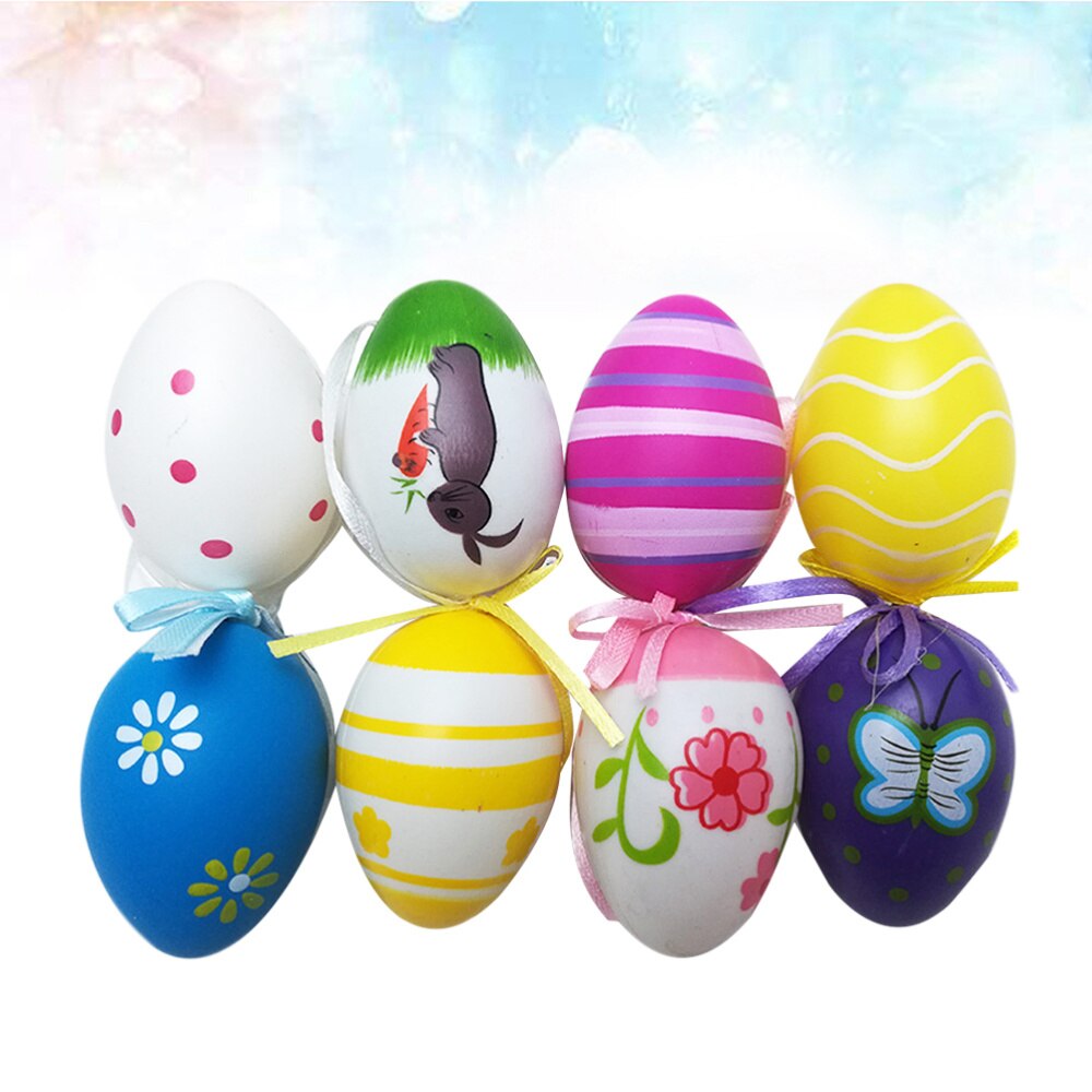 12pcs Easter Egg Stylish Chic Easter Decorative Eg... – Vicedeal