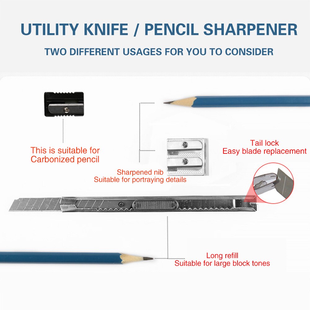 24pcs Painting Tool Set Stationery Sketch Pencil S... – Grandado