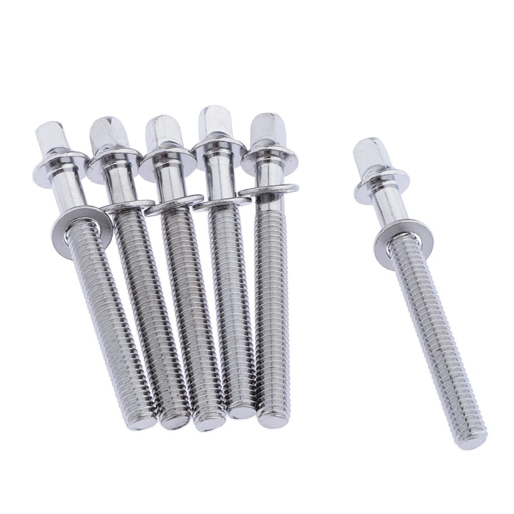 6 Pcs Stainless Steel Drum Tension Rods, Drum Scre... – Grandado