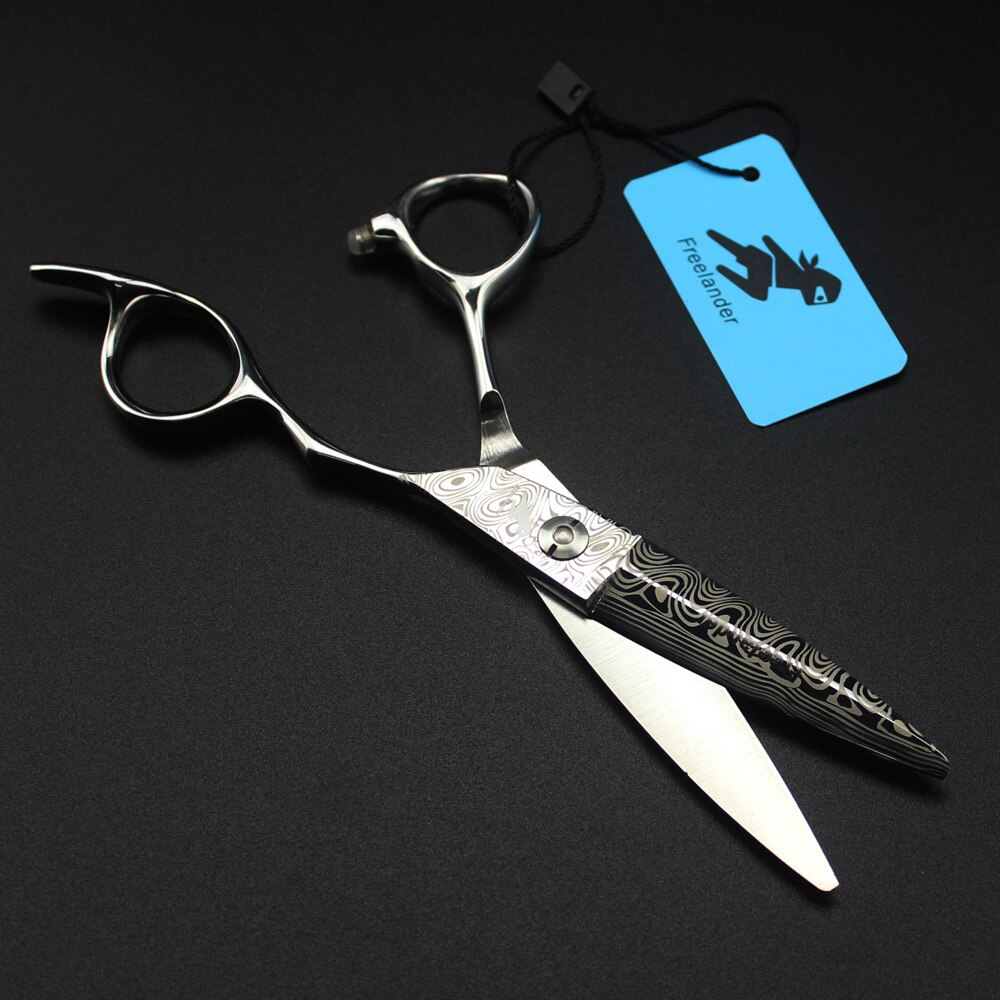 6 " rostfritt 440c damaskus vide sax frisör s... – Vicedeal