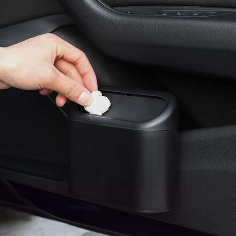 Car Trash Can Interior Organizer Storage Car Garba... – Grandado