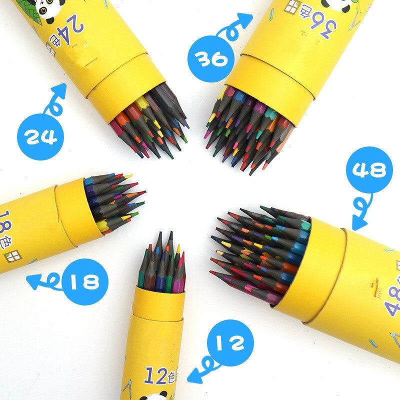 Cute Cartoon 36color Pencils children's/adult Pand... – Grandado