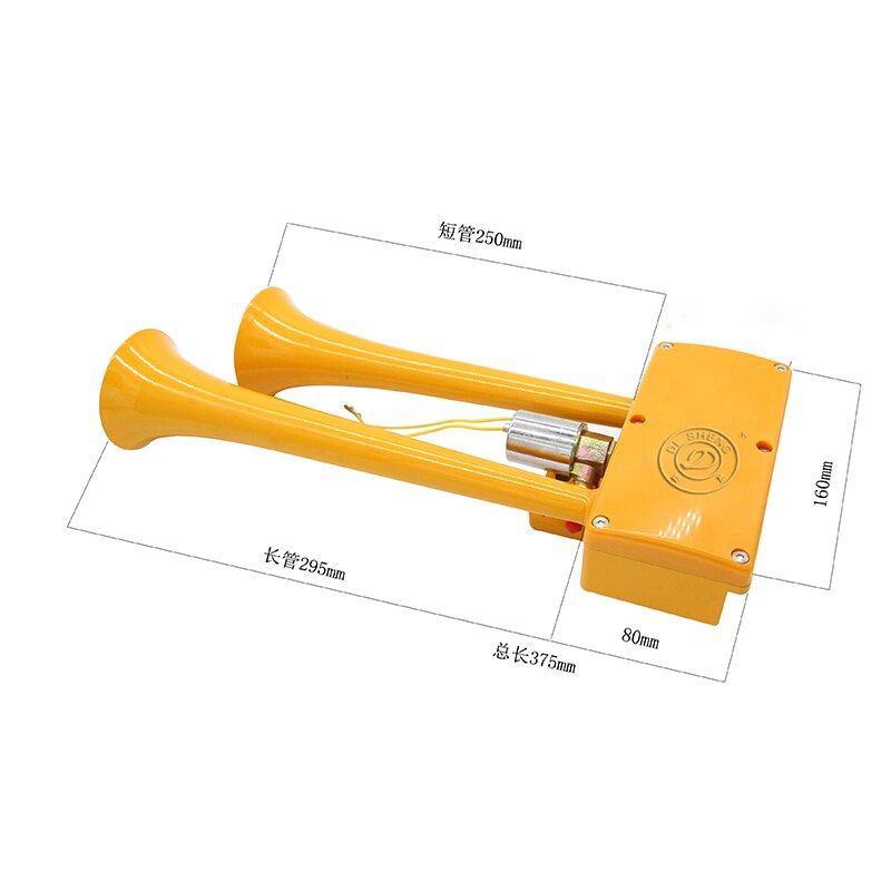 Car electric horn 12V/24V modified double-pipe con... – Vicedeal