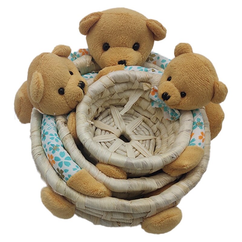 Cute Rabbit Storage Baskets Easter Rabbit Straw Ba... – Grandado