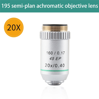 195 45 EP Semi Plan Achromatic Objective Lens 4X 1... – Grandado