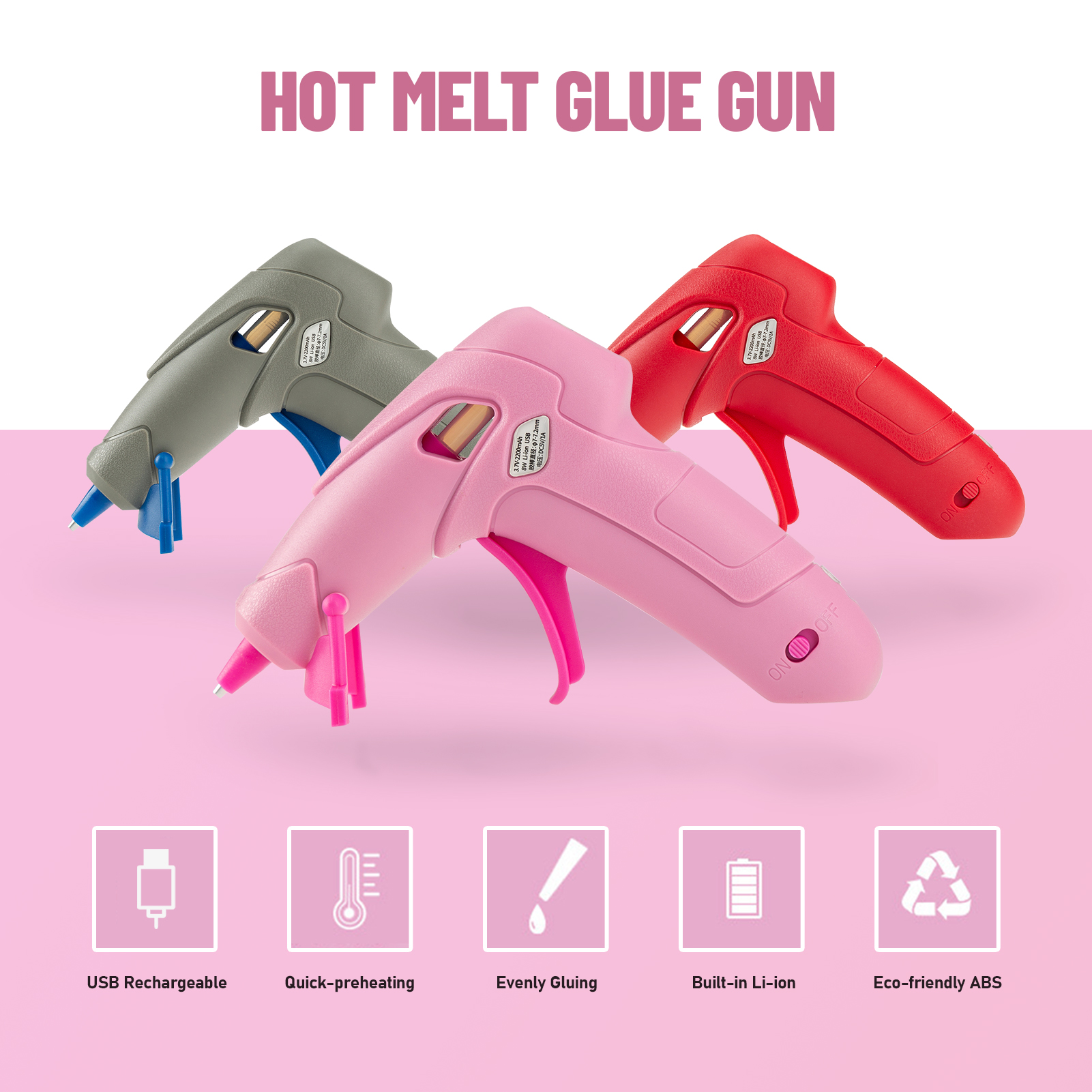 30PCS 7 * 150mm Glue Sticks for Glue Tool Craftwor... – Vicedeal