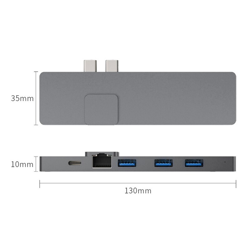 8-In-1 3 USB Port Dual Type-C Hub Docking Station ... – Vicedeal