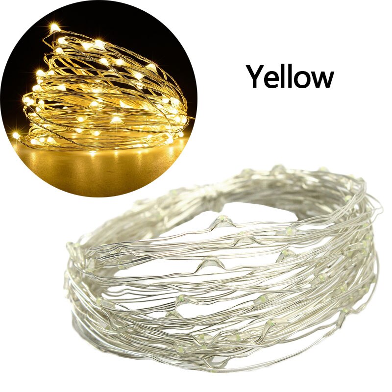 10 Meter 100 Verlichting Solar Koper Materiaal Wir... – Grandado