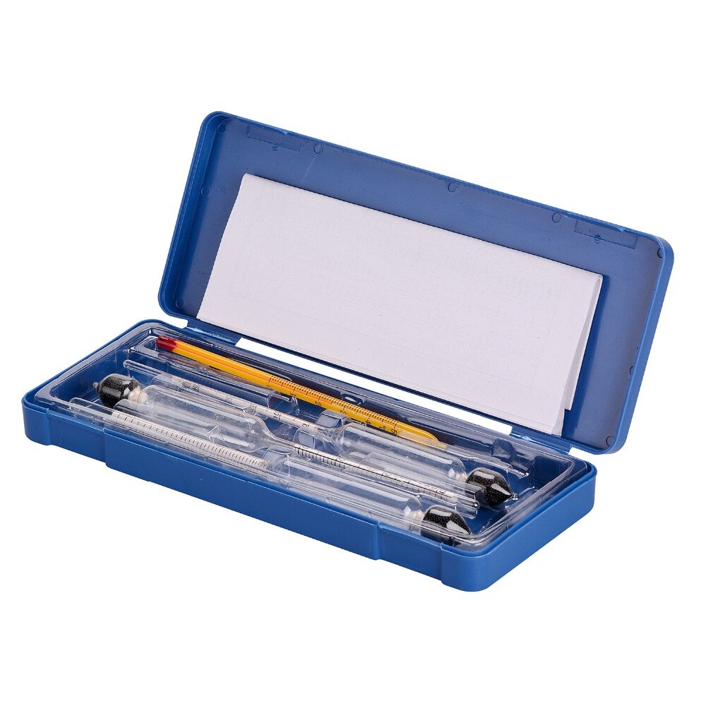 Hydrometer Set, Alcometer, Thrermometer – Grandado