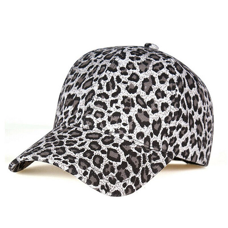 Casual Leopard Cheetah Print Panel Strapback Camp ... – Vicedeal