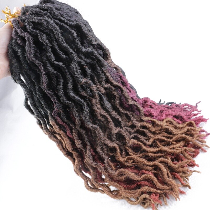 Desire for hair 20 inch wavy curly soft faux locs ... – Vicedeal