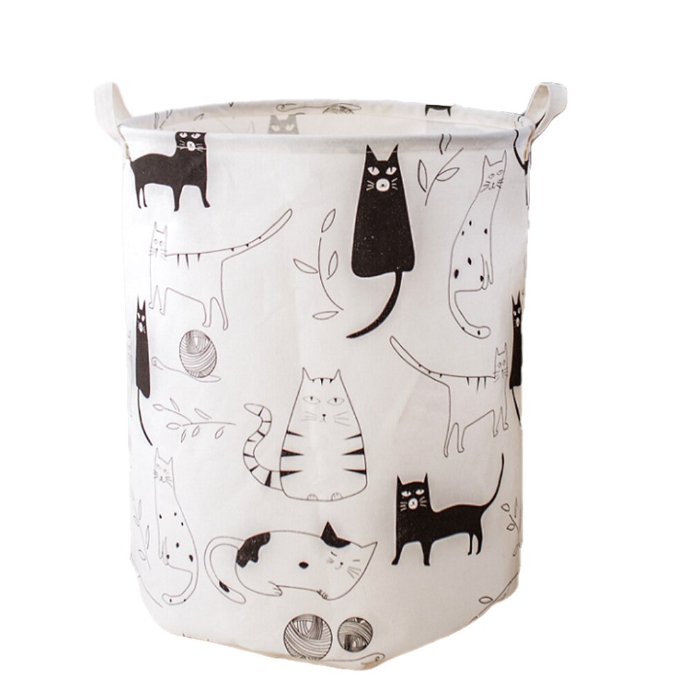 1pc Folding Laundry Basket Round Storage Bin Bag L... – Vicedeal