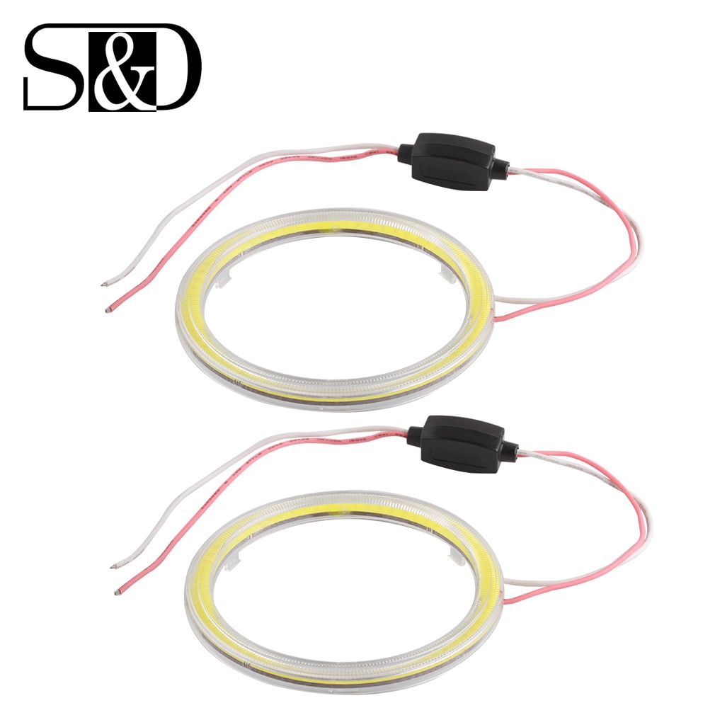 2 stuks COB Halo Ring Lamp Dagrijverlichting Kopla... – Vicedeal