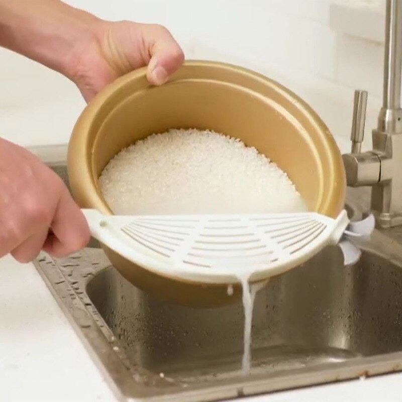 JO LIFE Rice Washing Sieve Kitchen Stiring Drainin... – Grandado
