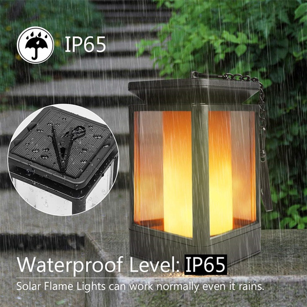 LED Solar Lights Flicking Flame Led Outdoor Solar ... – Grandado