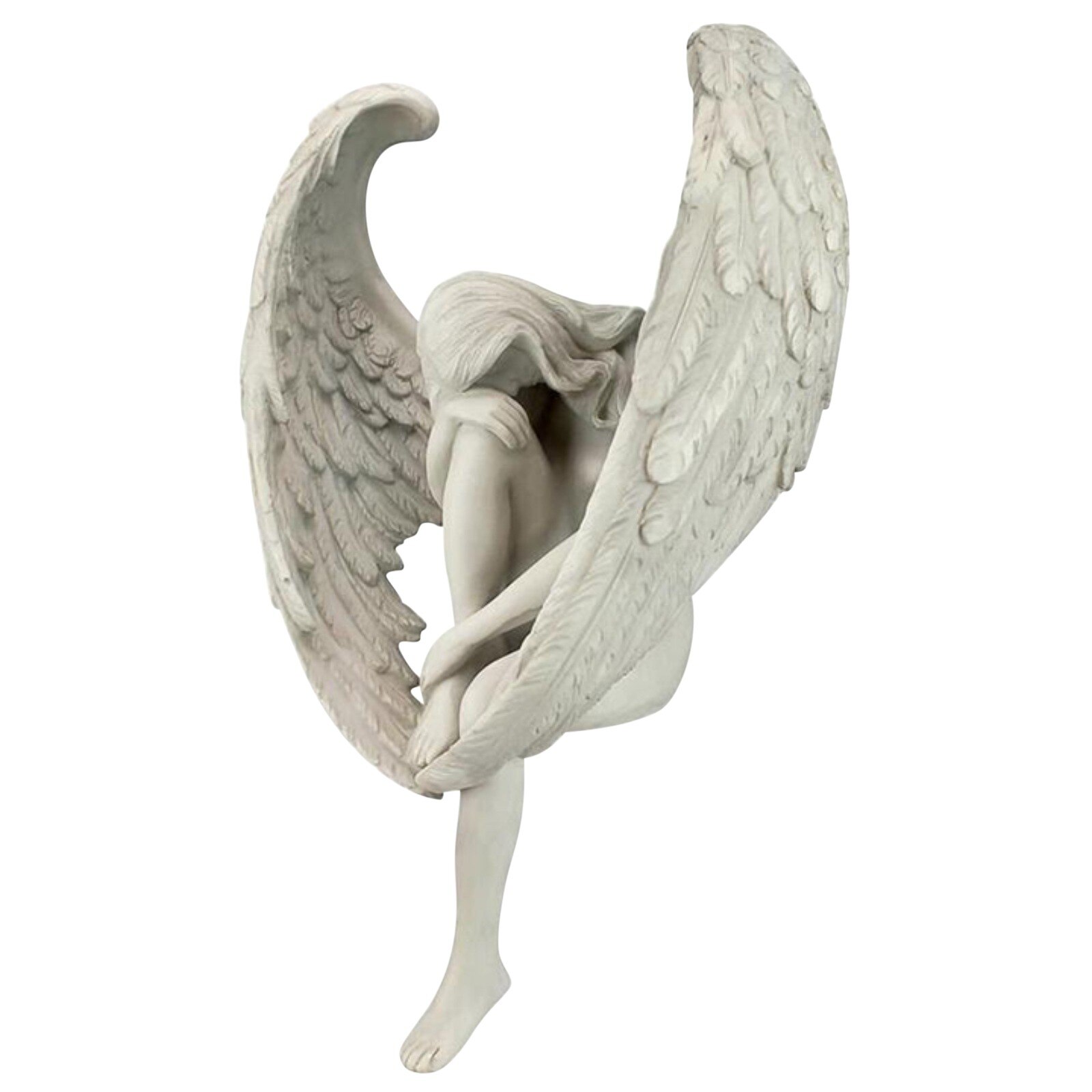 Resin Angel Statue Ornament Garden Statues Honor A... – Grandado