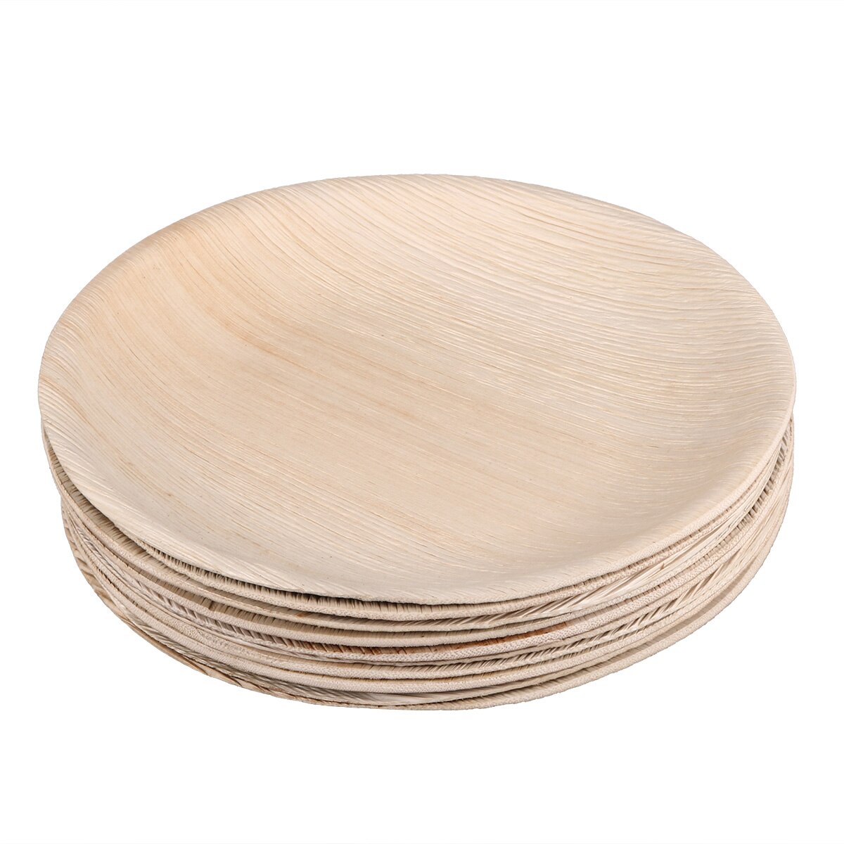 10pcs Disposable Tableware Wooden Plate Dessert Di... – Grandado