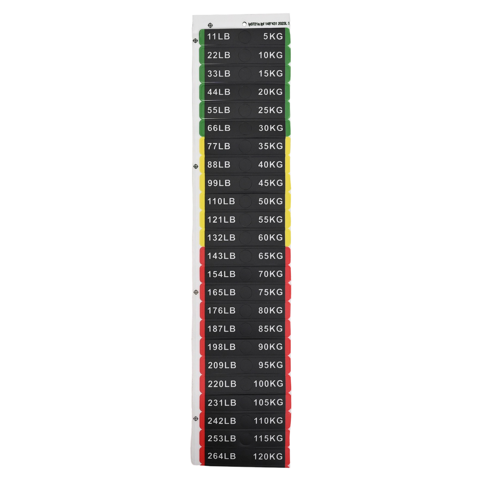 Weight Stack Labels 5kg To 120kg Black Background ... – Grandado