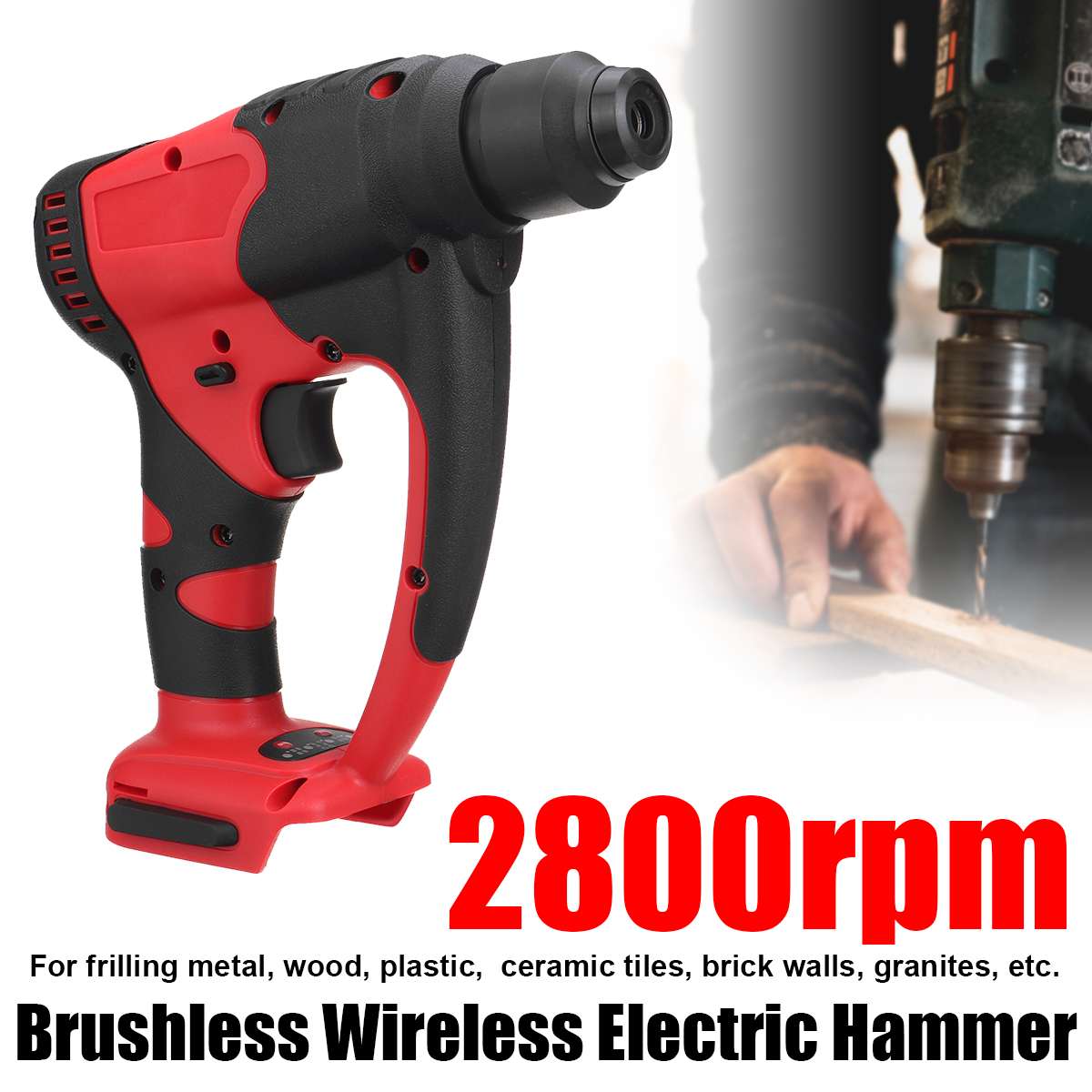 2800W 18V Elektrische Schroevendraaier Elektrische... – Grandado