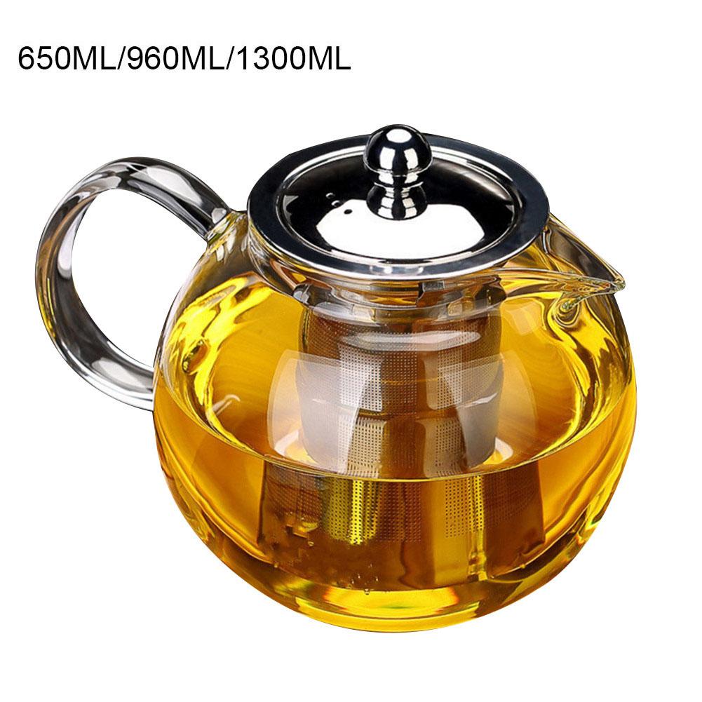 1900ml-350ml Heat Resistant Glass Teapot Flower Te... – Grandado