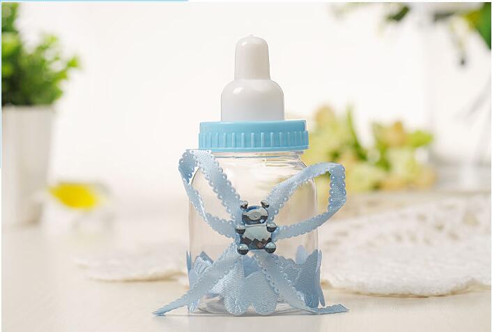 Baby Shower Box Bottle Blue Boy Pink Girl Baptism ... – Grandado