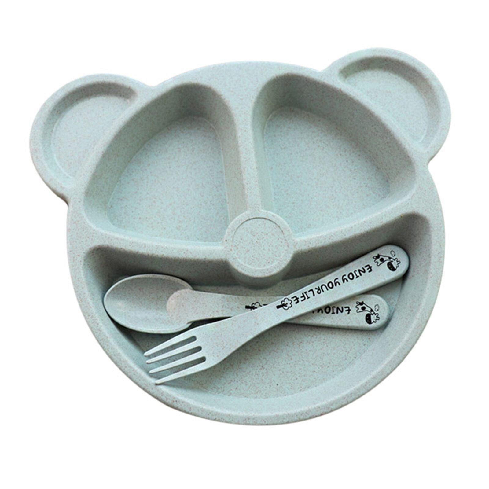 3pcs/set Little Bear Children's Plate Set Tablewar... – Grandado