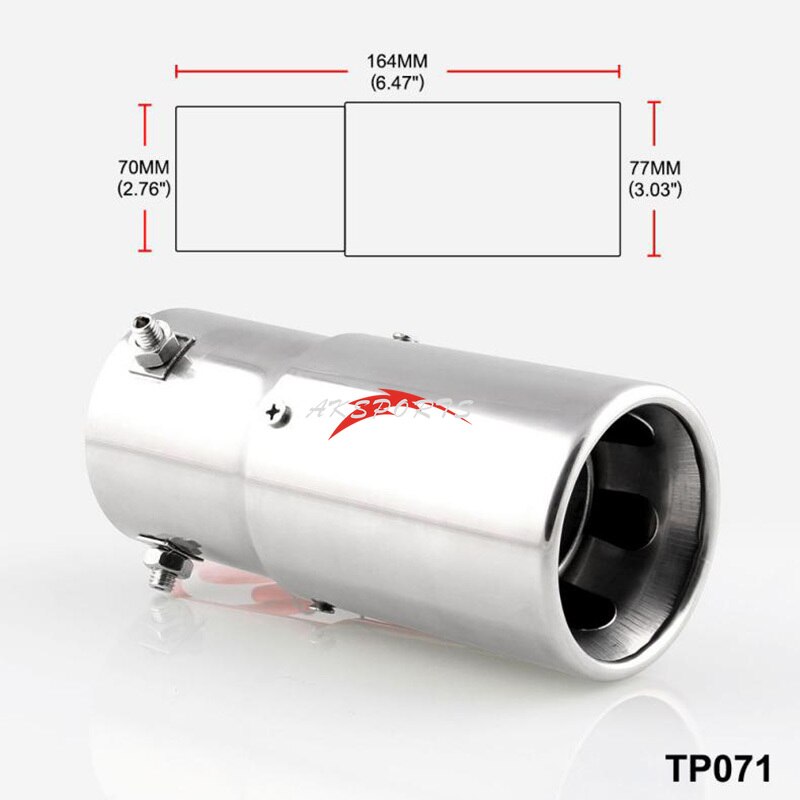 1PC Universal 70mm Car Straight Spitfire Flaming L... – Grandado