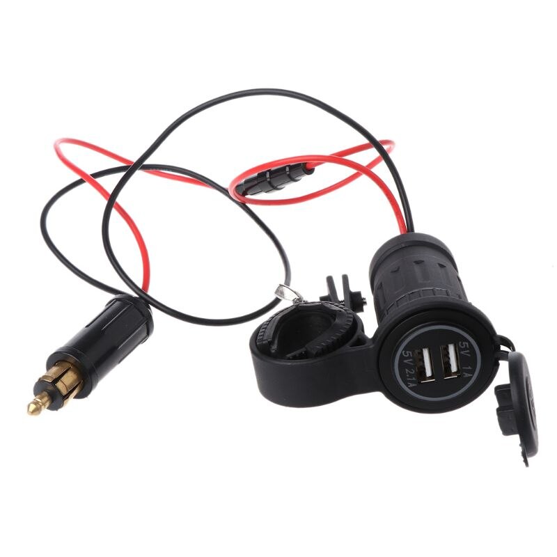 2.1A Dual USB Motorbike Stuur Sigarettenaansteker ... – Grandado