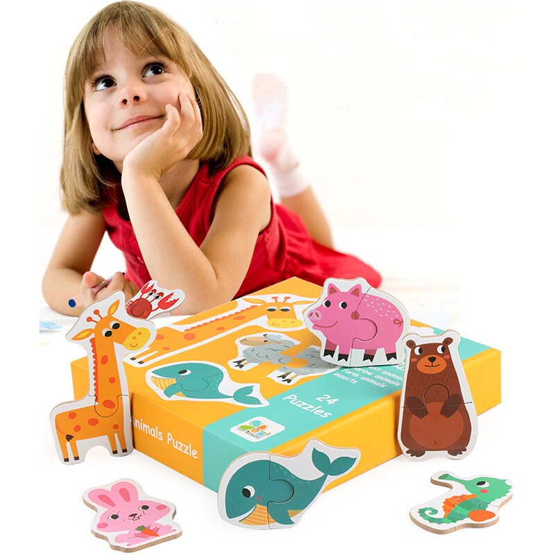 Infant Early Training Puzzle Cognitive Card Fruit ... – Grandado