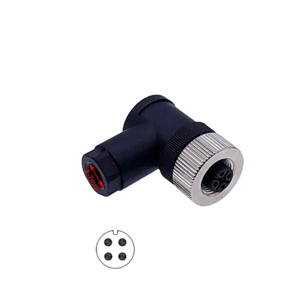 M12 Sensor Connector Waterproof Straight Bend Angl... – Vicedeal