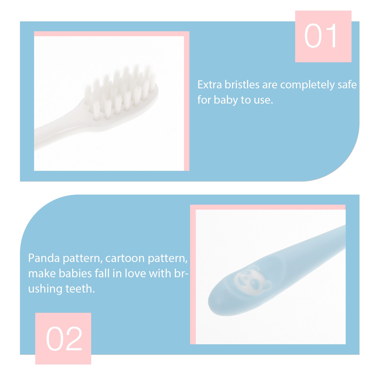 1 Set of Kids Oral Care Toothbrushes Cartoon Suppl... – Grandado